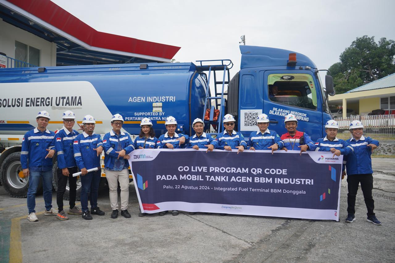 Pertamina Sulawesi Luncurkan QR Code Mobil Tangki Agen BBM Industri ...